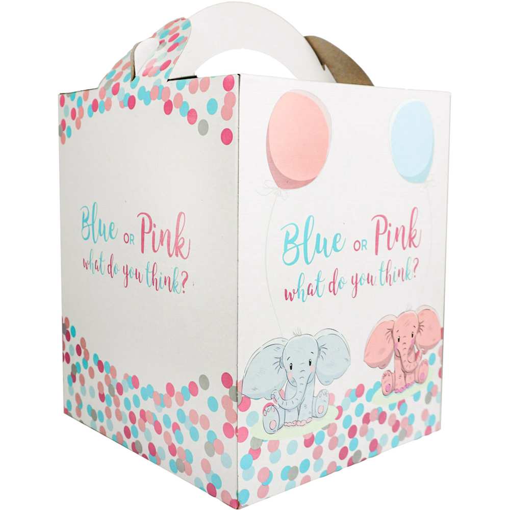 Charlie Bear With Blue Bow 8 Gender Reveal Heartbeat Bear