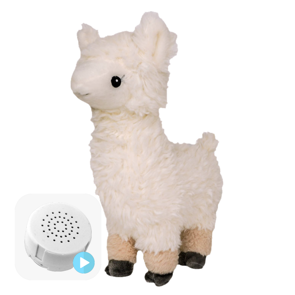 Loopy Llama 8" Baby Heartbeat Bear