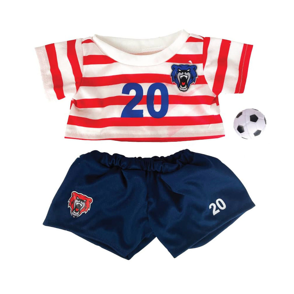 Red Football Kit 16" Outfit